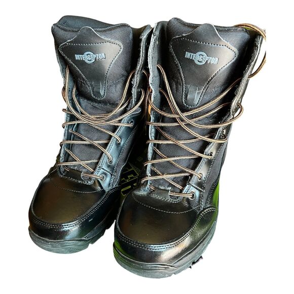 Interceptor | Shoes | Interceptor Black Leather Force Tactical Steel ...